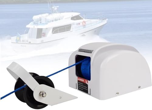 Amazon.com: 12V Electric Boat Anchor Winch with Remote & Wired Switch ...