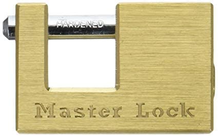 Snapklik.com : Master Lock 605DAT Coupler Latch Lock-Solid Brass ...