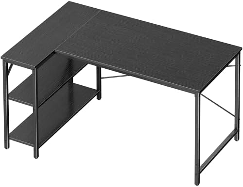 Amazon.com: WOODYNLUX L Shaped Computer Desk - Home Office Desk with ...