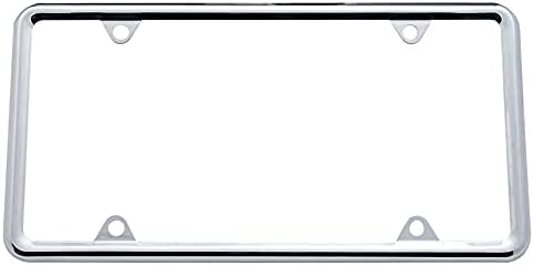 Amazon.com: United Pacific Chrome Pirate License Plate Frame, 50030 ...