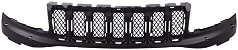 Amazon.com: CarPartsDepot Front Textured Black Upper Section Grille ...
