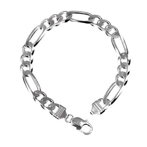 Buy JEWELLERYHUT Pure Sterling Silver chain Tendulkar Bracelet for Men ...