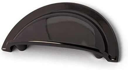 64mm Matt Black Cup Handle for Kitchen Cabinets | Drawers | Bedroom ...