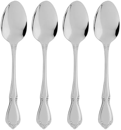 Amazon.com | Lenox French Perle Teaspoons, Set of 4, 0.38: Serving Sets