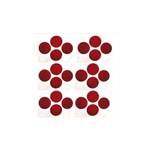 Colors Bindi-Maroon Colour Round Shape Large Size Sticker Kumkum Bindi ...