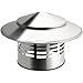 Amazon.com: Round Chimney Cap 6 Inch Flue Caps Stove Pipe Topper 304 ...