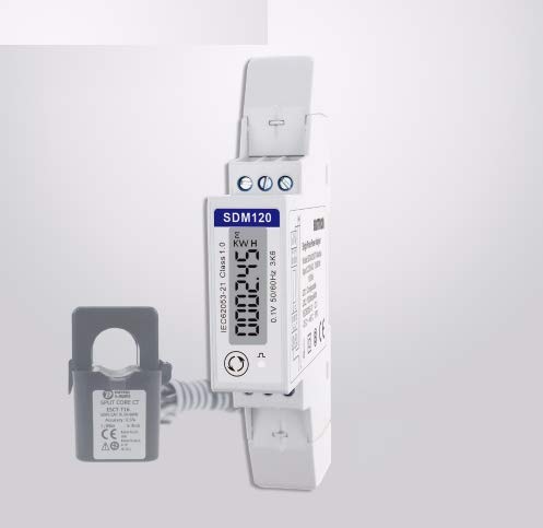 Buy Eastron SDM120CT-Modbus CT100A/5A Operated Multifunction Single ...