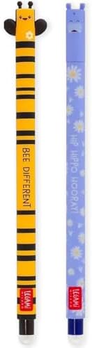 Legami Set of 2 Erasable Gel Pens, Easter Edition, Pens with Erasable ...