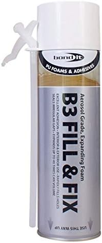 Bond IT B3 Fill and FIX Expanding Foam Quick Set 500ml : Amazon.co.uk ...