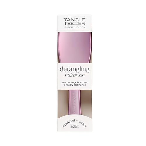Tangle Teezer The Ultimate Detangler Chrome Hairbrush | For Wet & Dry ...