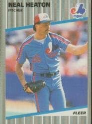 Amazon.com: 1989 Fleer Baseball Card #377 Neal Heaton : Collectibles ...