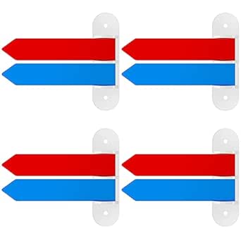 Preboun 4 Pack Exam Room Flags 7 Inch Long Medical Door Flags Primary ...