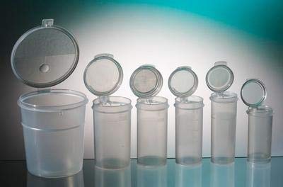 Amazon.com: Straight Container, Natural, Polypropylene, 90mL, 80 x 43 ...