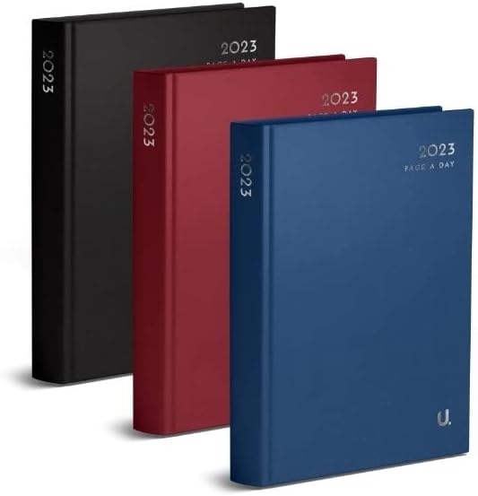 2023 A4 Page a Day Classic Appointment Diary Hardcover Page Per Day inc ...