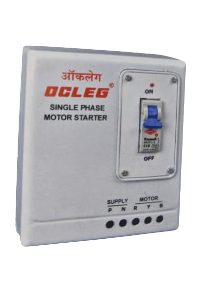 Ocleg Single Phase Openwell Panel Starter for 1/1.5 HP with MCB ...