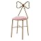 Amazon.com: LOYALHEARTDY Modern Makeup Vanity Chair Stool Pink Bow ...