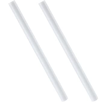 Amazon.com: Nuogo 2 Pcs UHMW Plastic Rod Plastic Ultra High Molecular ...