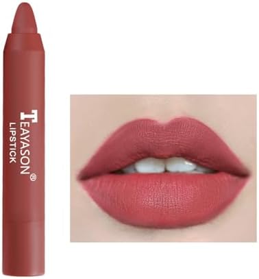 Amazon.com : TEAYASON 12 Color Matte Lipstick Set Long Lasting ...
