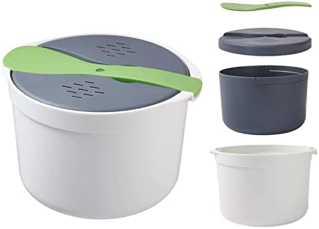 Microwave Rice Cooker, 2L Microwave Steamer for Microwave Rice, Food ...