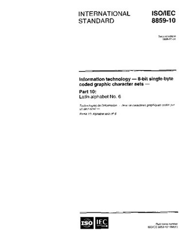 ISO/IEC 8859-10:1998, Information technology - 8-bit single-byte coded ...