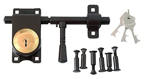 Link Kadi-Tala Rod Lock 8 inches with Brass Levers and Steel Body | 3 ...