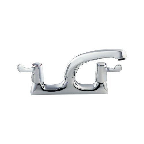 Deva DLT105 Lever Action Kitchen Sink Mixer Tap with Chrome Finish ...