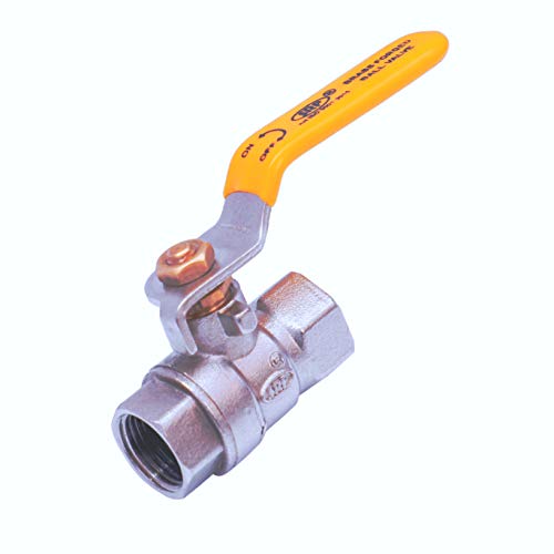 SRP Ball Valve Female Brass & Copper- 1/4" inch BSPT Threaded Nickle ...