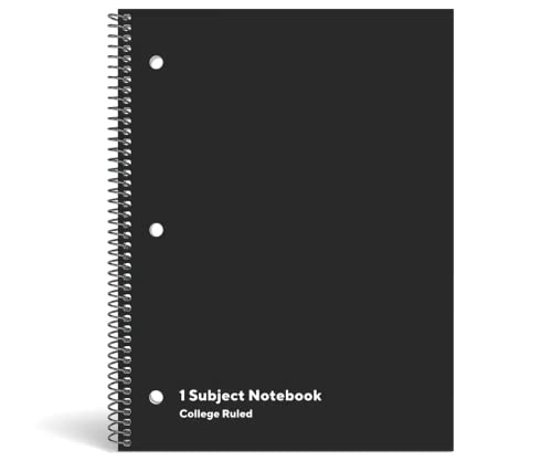 Snapklik.com : 1InTheOffice College Ruled Spiral Notebook 8x11, Spiral ...
