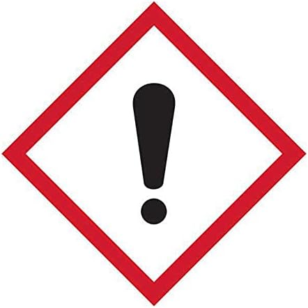 Irritant Exclamation Mark GHS Label - Health & Safety Warning - Self ...