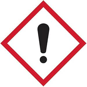 Irritant Exclamation Mark GHS Label - Health & Safety Warning - Self ...