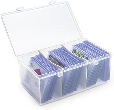 Amazon.com: RoundFunny Trading Storage Box for 3" x 4" card Plastic ...