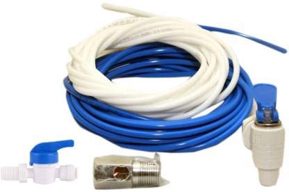 KWZ RO Water Purifier Tube with RO Tap, Brass Valve Set (5 Miter White ...