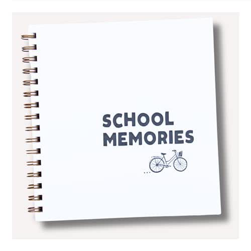 Amazon.com: School Memories Scrapbook Album, School Photos Album ...