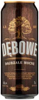 Debowe Dojrzale Mocne 7% Polish Lager 24 x 500ml cans : Amazon.co.uk ...