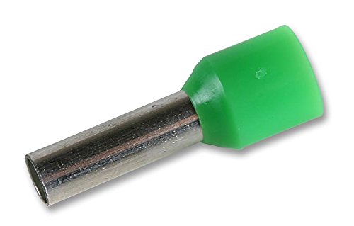 Ferrule, 6AWG, 24MM, Nylon, Green, Crimp Terminals - Wire Ferrule ...