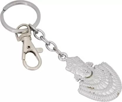 VIROM Khatu Shyam Keychain For Bike Car Home Keys Key Ring Jai Shree ...