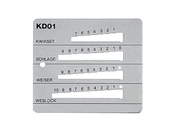 Amazon.com: Pro-Lok 4 in 1 Key Decoder - KW1, SC1, WK1, WE1 - Stainless ...