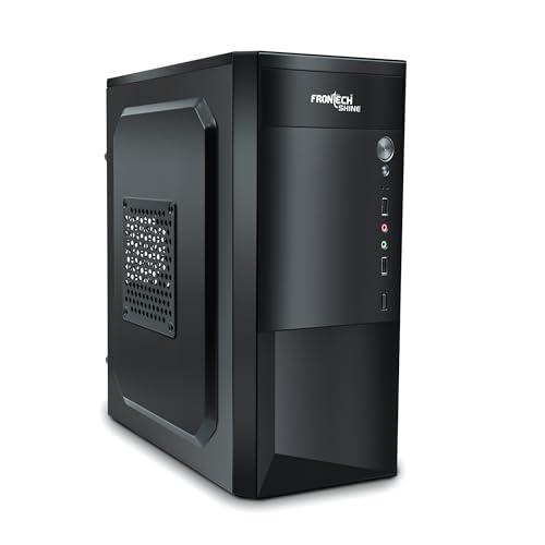 FRONTECH Premium Silver Range Computer Case with 2 x Front USB and ...