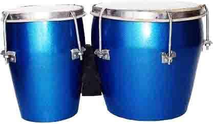 Bongo - Blue Wooden Bongo With Beg (Stock Mania) : Amazon.in: Musical ...