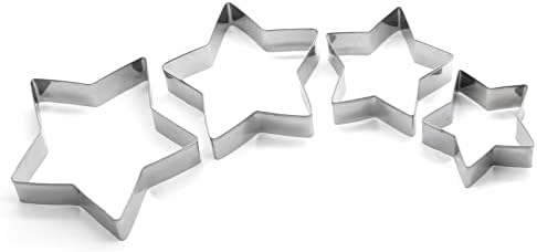 Amazon.com: 1 Dozen/12 Count Mini Stars 1.5 Inch Cookie Cutters from ...