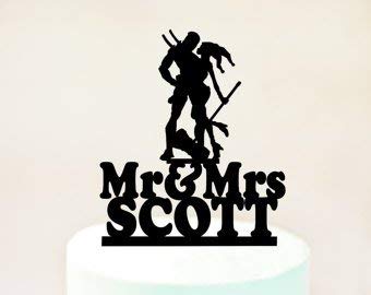 Buy Wedding Cake Topper,Harley Quinn & Deadpool Cake Topper,Harley ...
