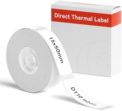 Amazon.com : HPRT Thermal Labels for T20 Label Printer, 1.97" x 1.18 ...