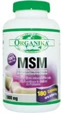 Msm 1000mg (180Capsules) Brand: Organika : Amazon.ca: Health & Personal ...