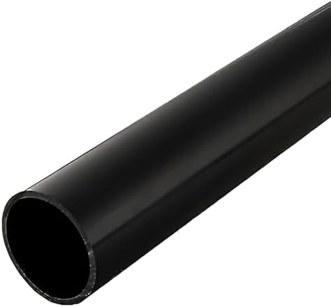 Black Or White Plastic Round Tubes, PVC Pipe Section, Various Sizes - 1 ...