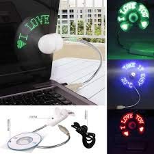 Ever Forever USB Powered Programmable LED Message Fan : Amazon.in ...
