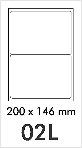 NovaJet MPL 2 Labels (Per A4 Size Sheet) Multi Purpose Self Adhesive ...