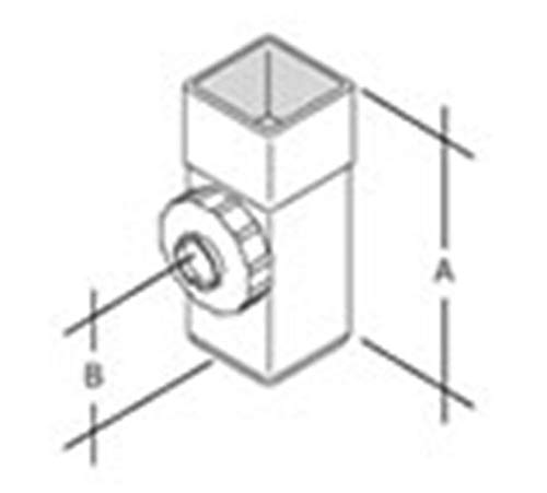 Marley Flowline RFB91 Square Downpipe Access Pipe 65mm White : Amazon ...