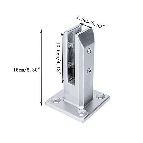 Ykendz 4PCS Glass Railing Clamp, Stainless Steel Glass Spigot Clamp ...