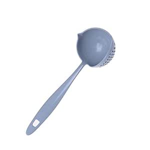 Buy Generic Blue: 2 in 1 Portable Porridge Spoons Long Handle Soup ...