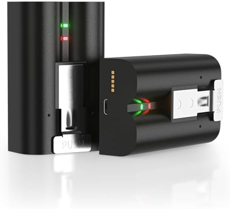 Quick Release Battery for Ring - Pack of 2 - POWEROWL 3.65V 6400mAh ...